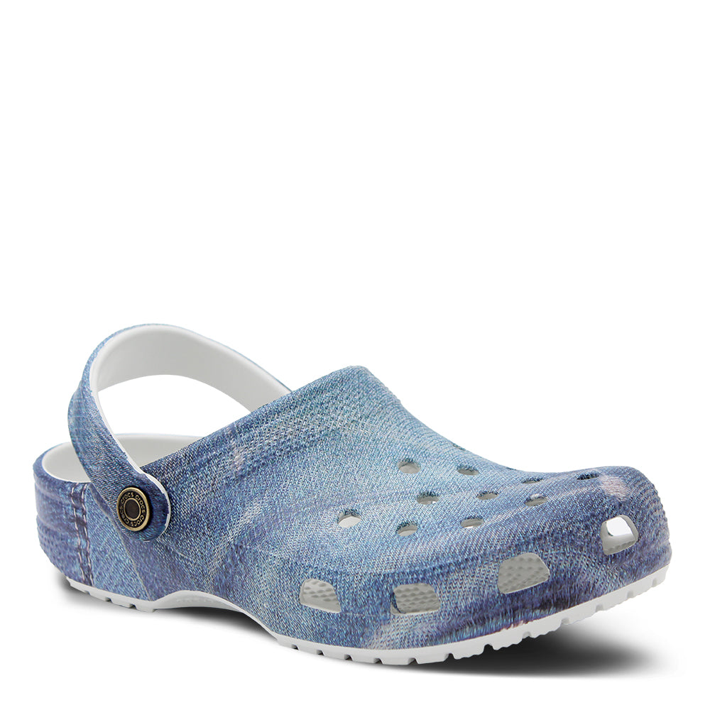 Crocs Classic Denim Unisex Clogs | Manning Shoes Online