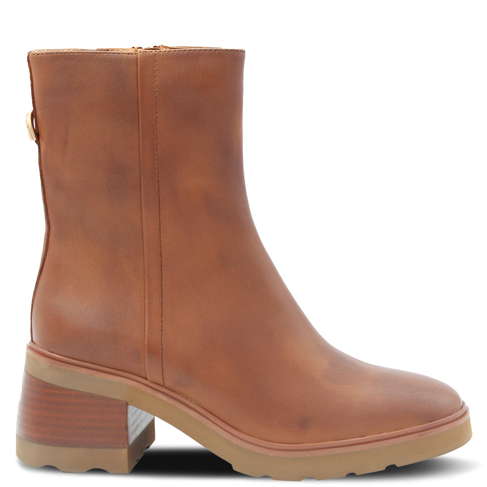 EOS Finley Women's Calf Length Leather ankle Boots | Quality Shoes ...