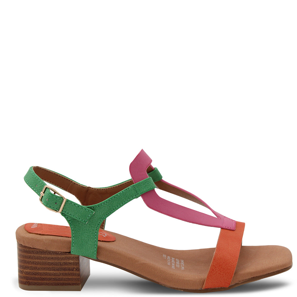 Bay Lane Hola Women's Low Block Heel Sandals | Affordable Shoes Online ...