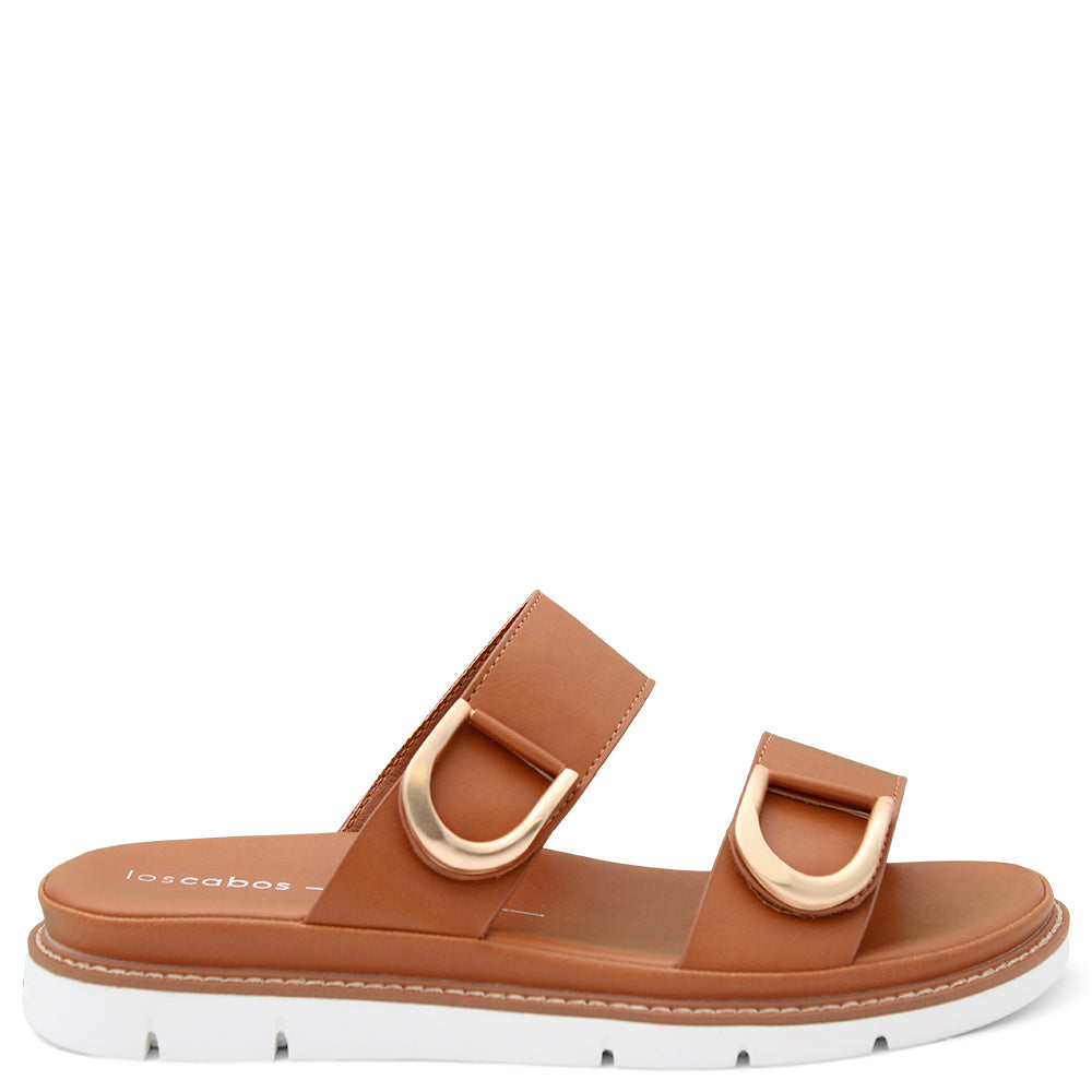 Los Cabos San Women's Flat Slide Sandals | Affordable Fashion Footwear ...