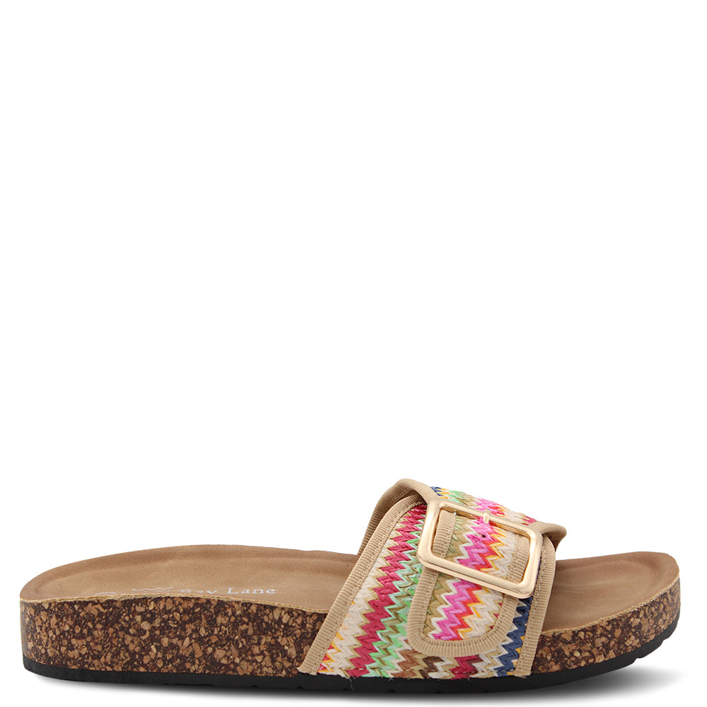 Bay Lane Sunday Women's Flat Slides | Affordable Women's Shoes ...