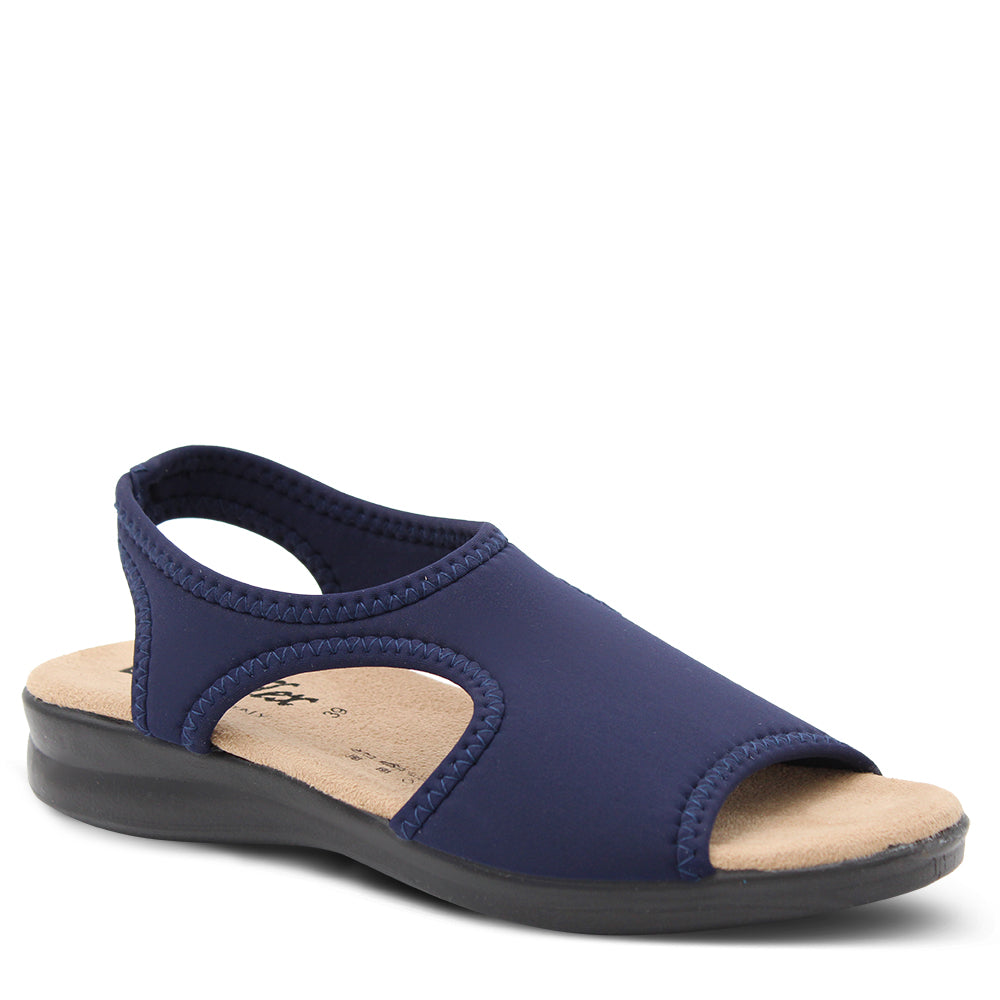 Euroflex Sicily Women's Slip On Low Wedge Sandals | Manning Shoes
