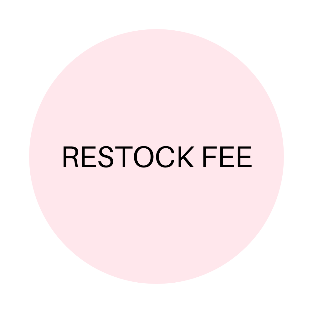 Restocking Fee – Manning Shoes