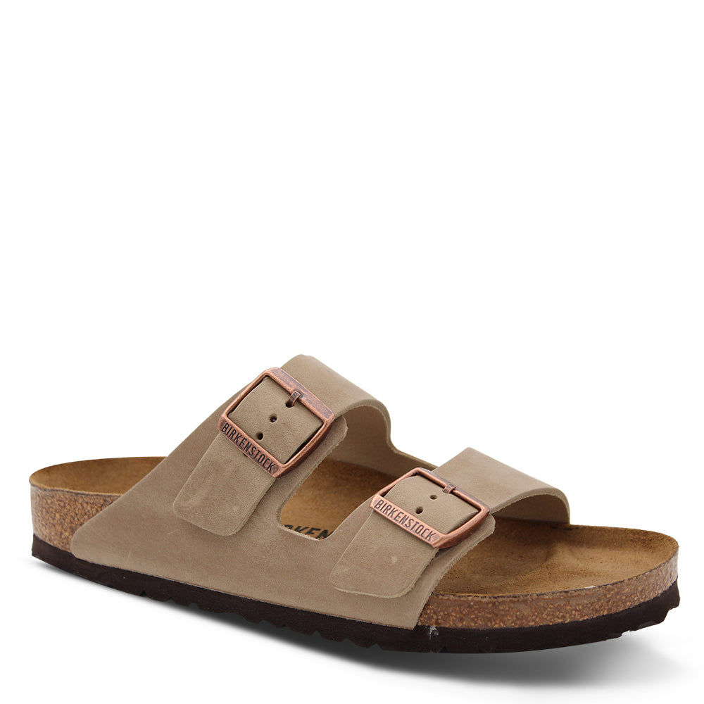Birkenstock Arizona Unisex Leather Slides Regular Fit | Birks Online ...