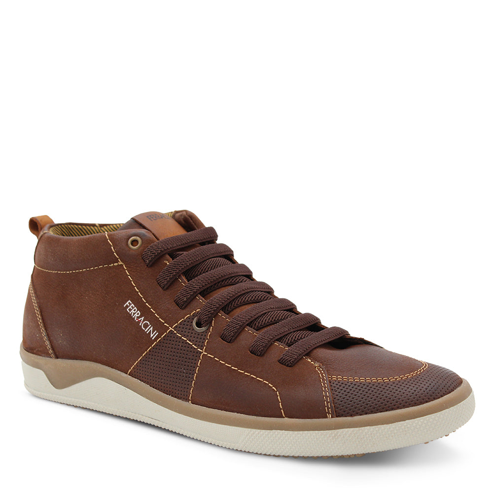 Ferracini Riviera Men's Casual Lace Up Leather Sneaker Style Boots ...